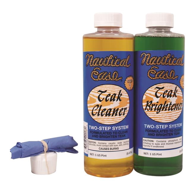 Nautical Technologies NETC-6 Teak 2 Step Cleaning System - Walmart ...