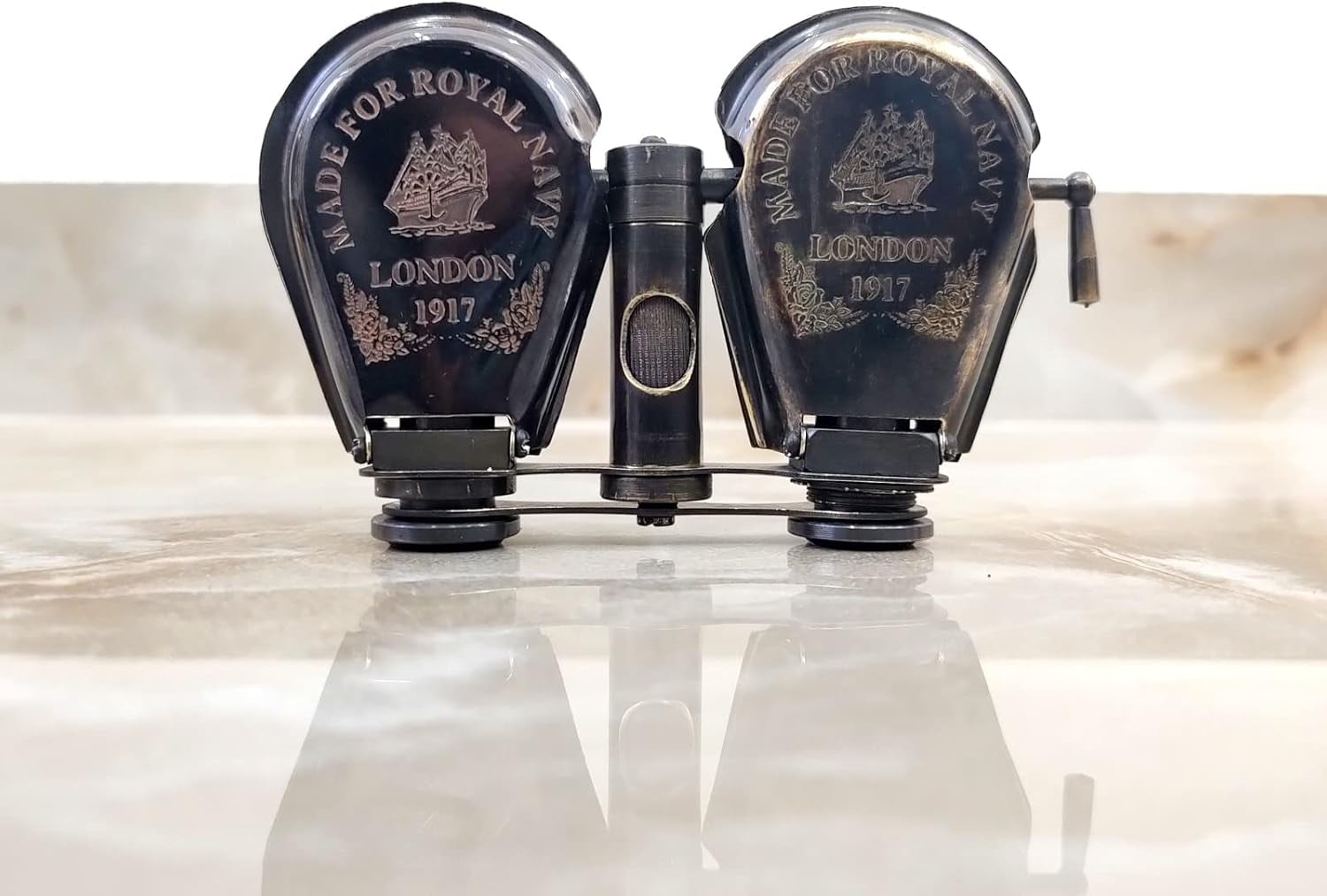 Nautical Vintage Antiquate Brass Binocular | Marine Folding Binocular ...