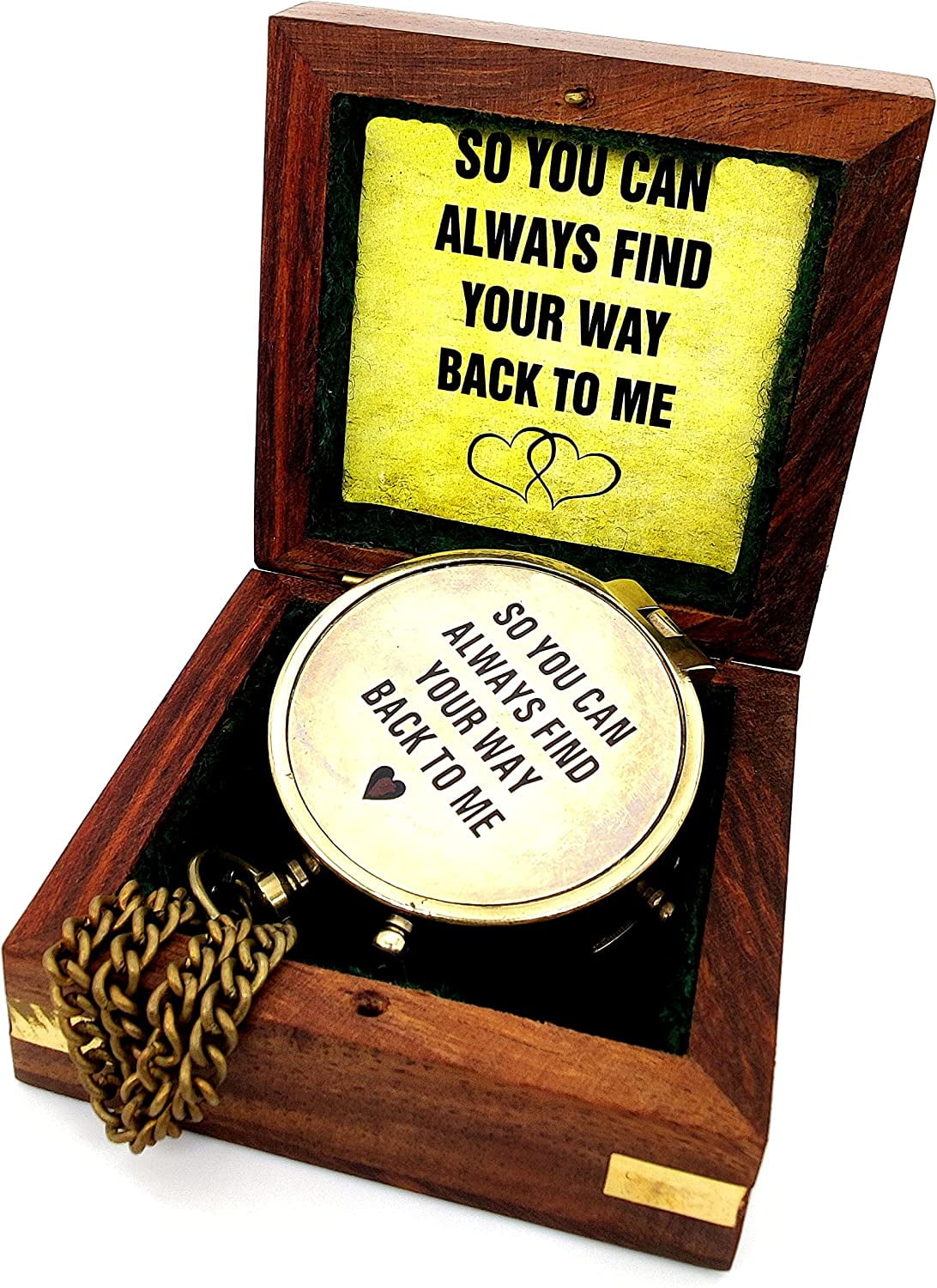 Nautical Vintage Personalized Compass with So You Can Always Find Your ...