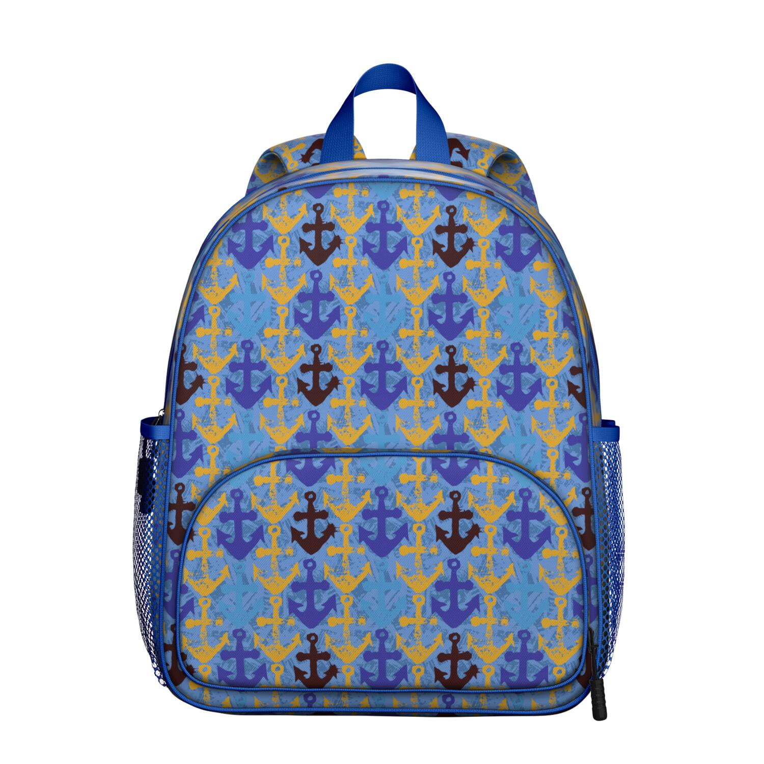 Nautical Waterproof Ergonomic School Backpack with Spine-Friendly ...