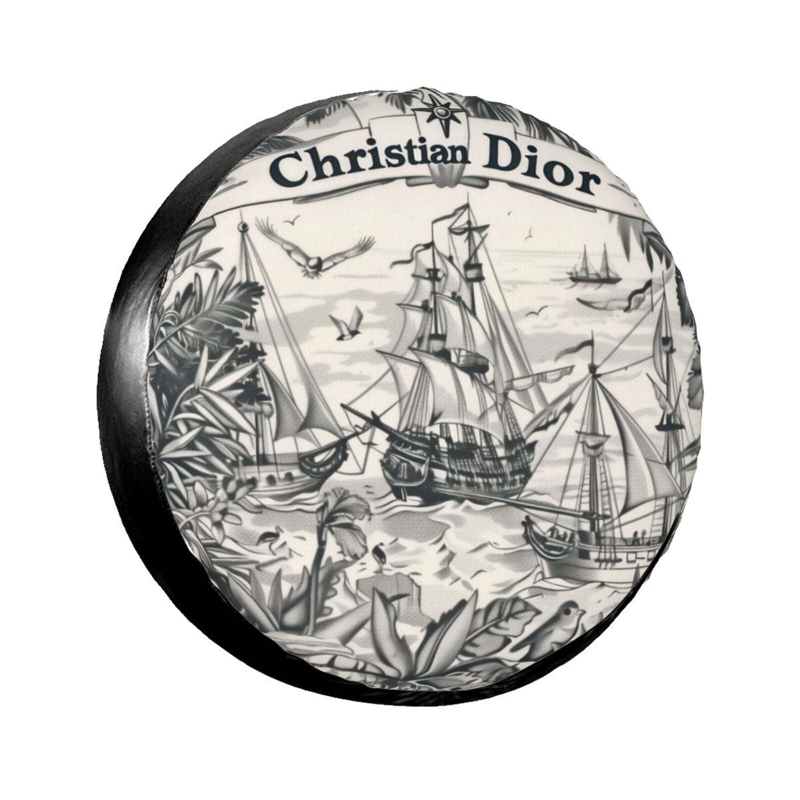 : Nautical sketch tire cover, weather proof wheel protector, universal ...