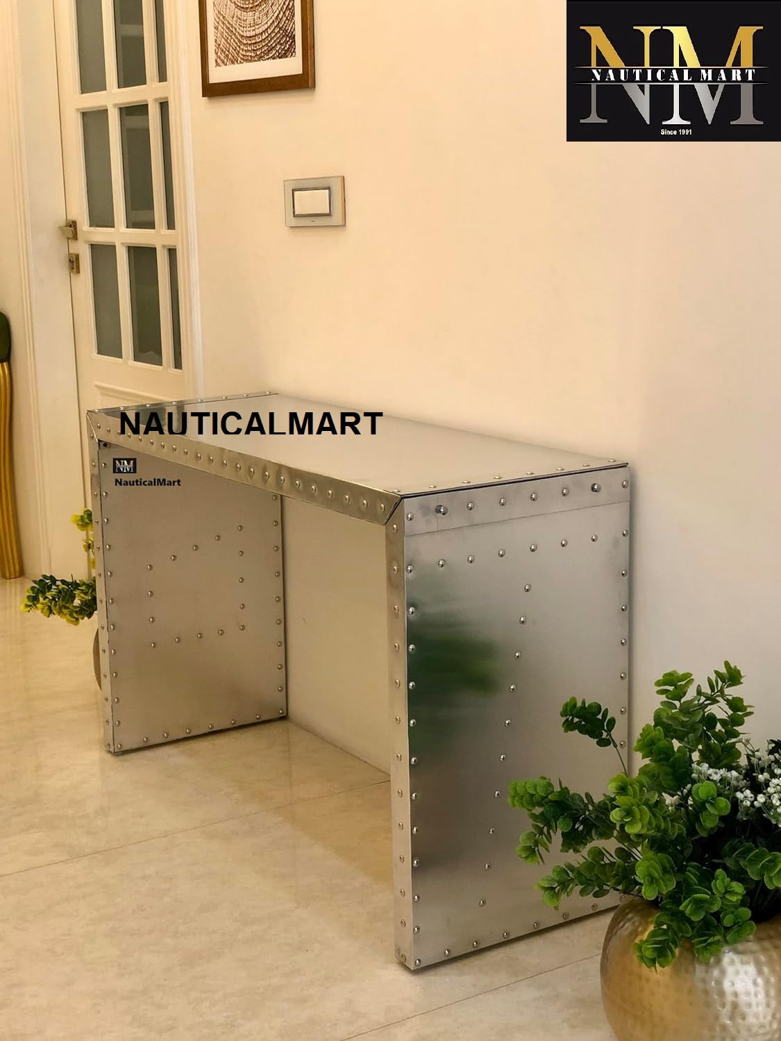NauticalMart Air Boss Console Table Desk - Walmart.com