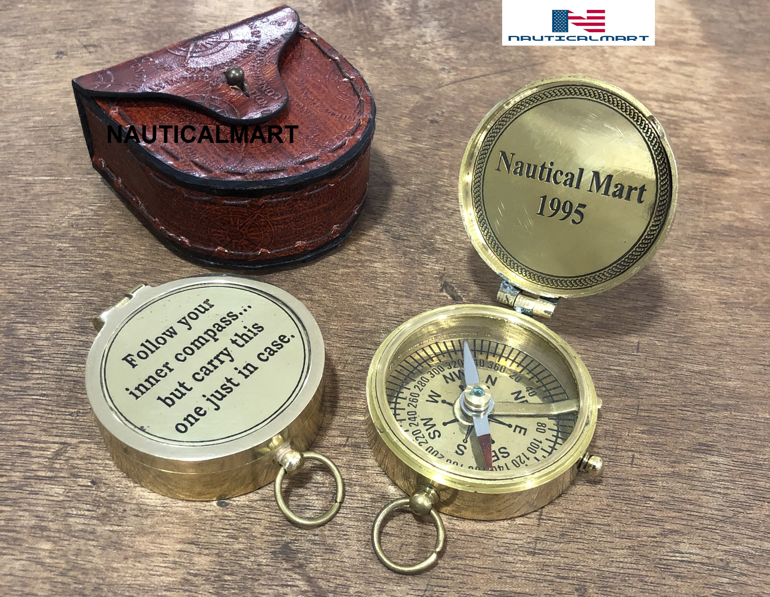 NauticalMart Brass Compass Gift Compass, Graduation Day Gifts Compass ...