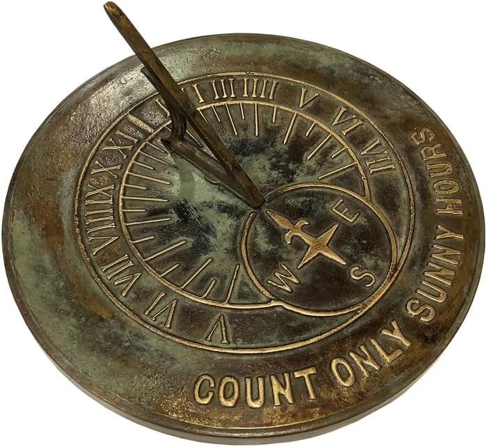 NauticalMart Count Only Sunny Hours Sundial A Perfect Personal Gift ...