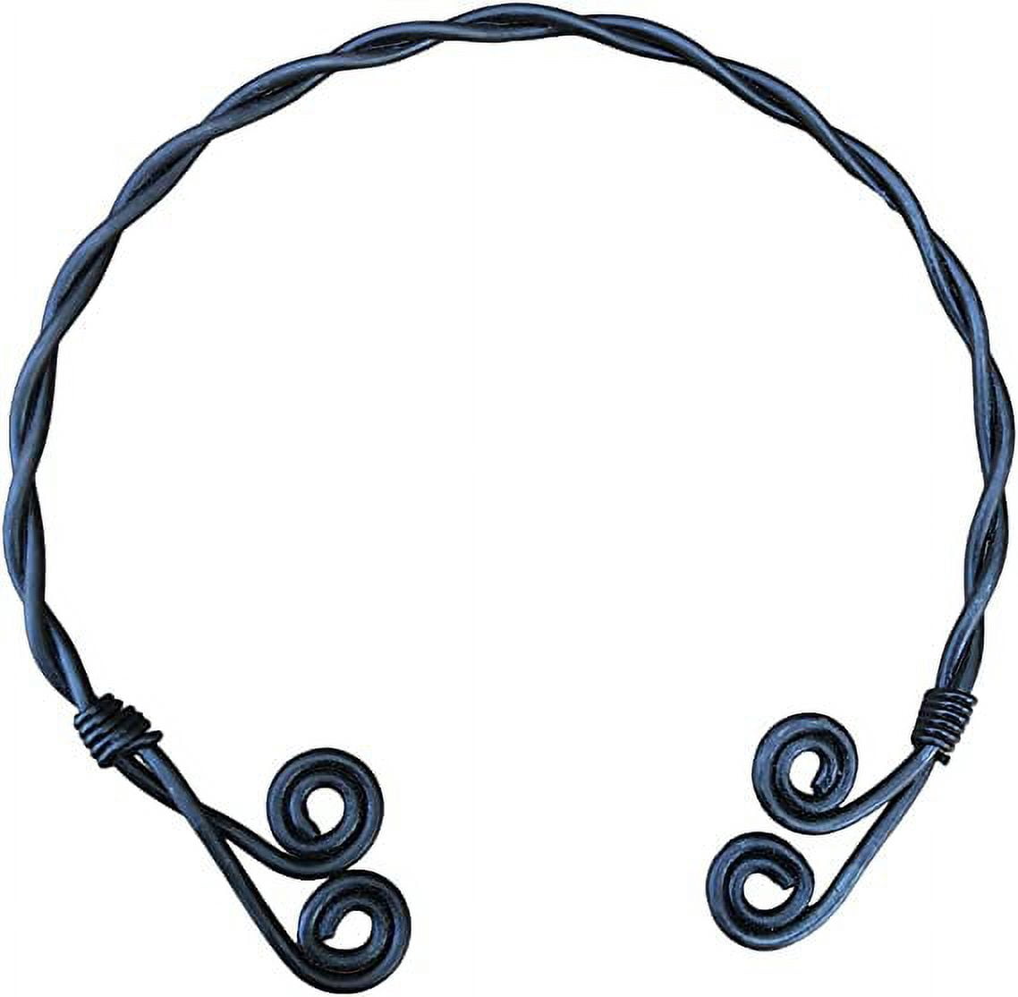 NauticalMart Medieval Braided Torc Necklace Hand Forged Iron Viking ...