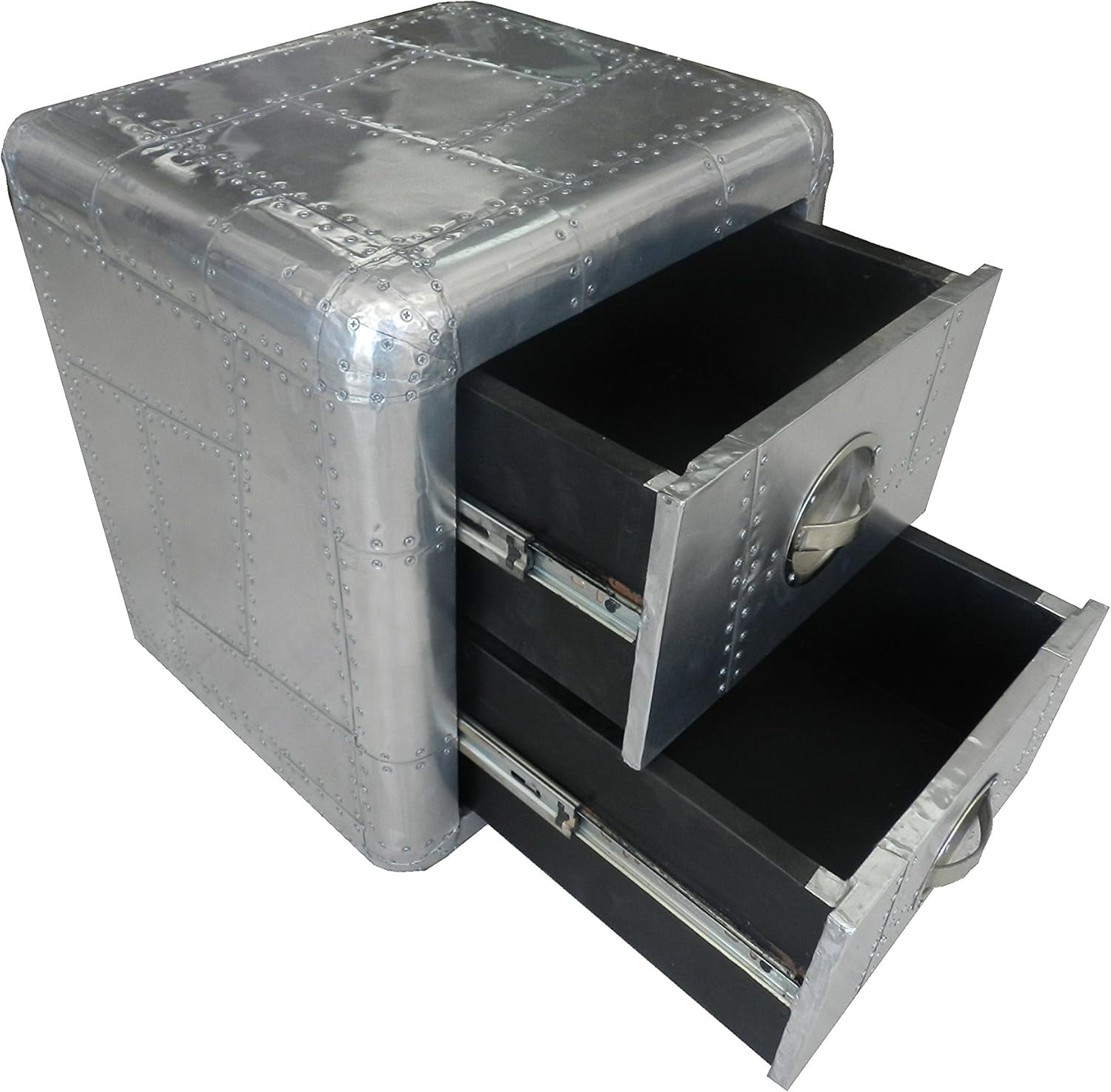 NauticalMart Side Table - Metal Side Table - Metal End Table - Office ...