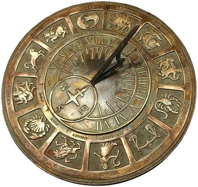 NauticalMart Zodiac Sundial Beautiful Decorative Gift Anniversary ...