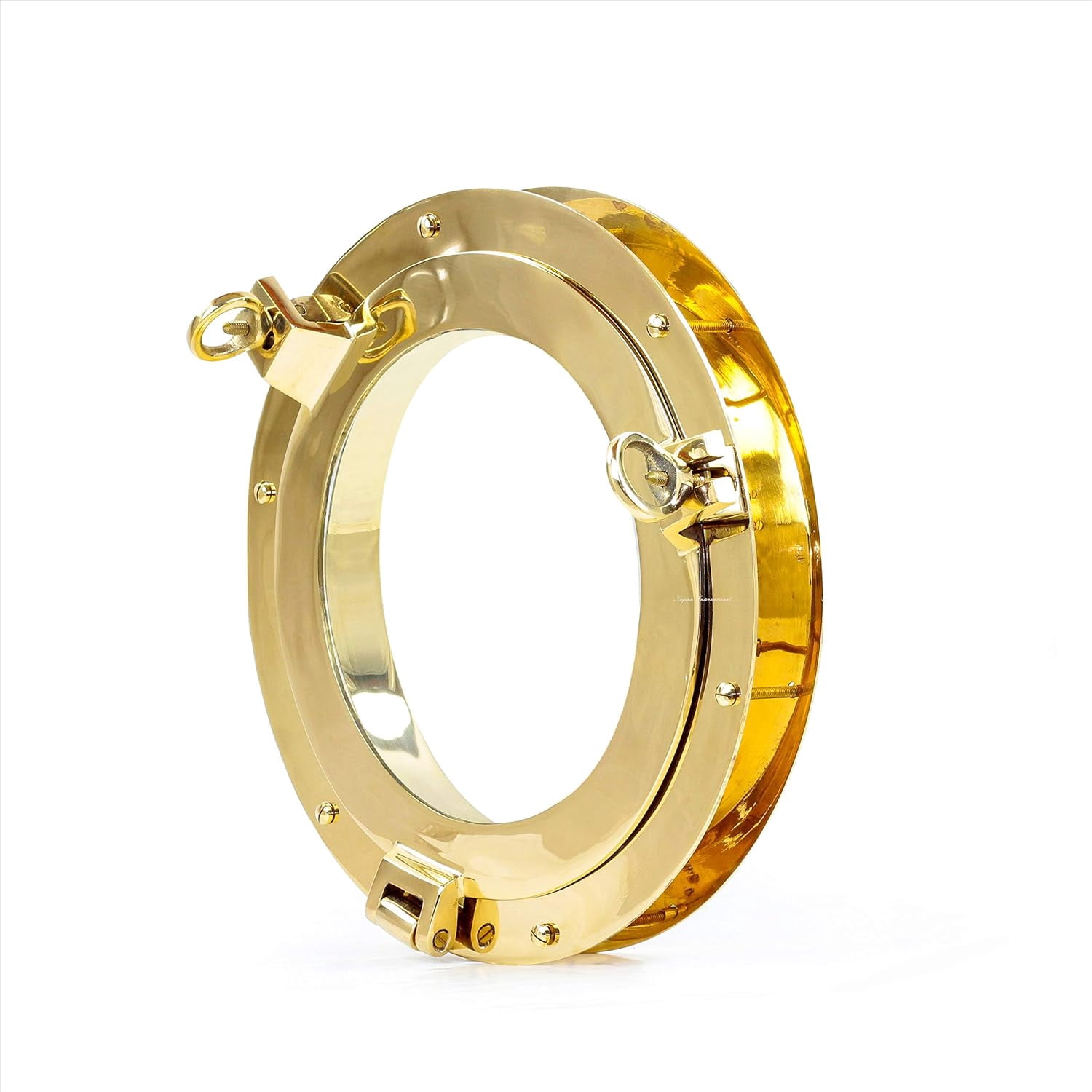 Nauticalmart Authentic Brass Nautical Heavy Duty Porthole Window with ...