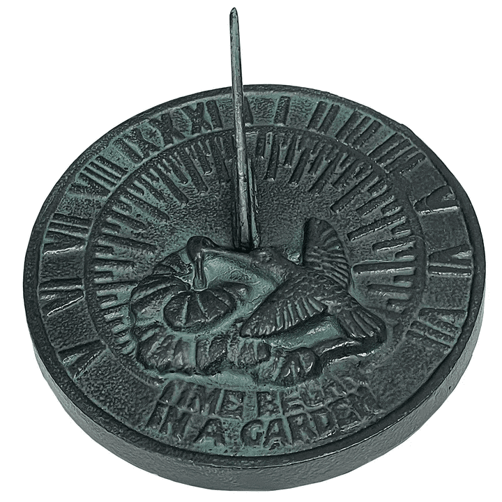 Nauticalmart Cast Iron Hummingbird Sundial, 7 1/4" dia - Walmart.com