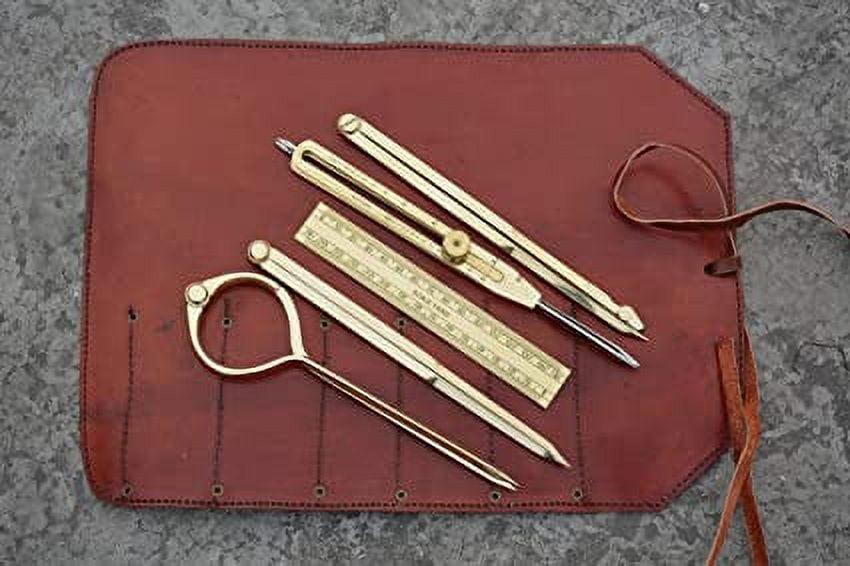 Nauticaz Proportional Divider Set of 5, Full Brass dividers with ...