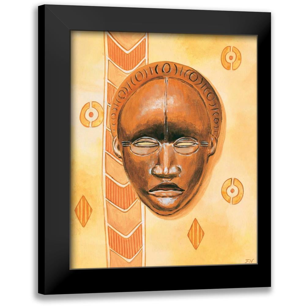 Nauts, Frans 15x18 Black Modern Framed Museum Art Print Titled - Mask ...
