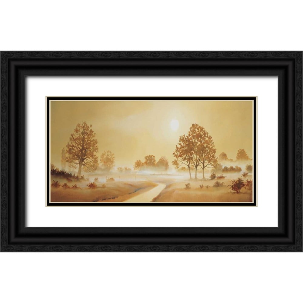 Nauts, Frans 18x11 Black Ornate Wood Framed with Double Matting Museum ...