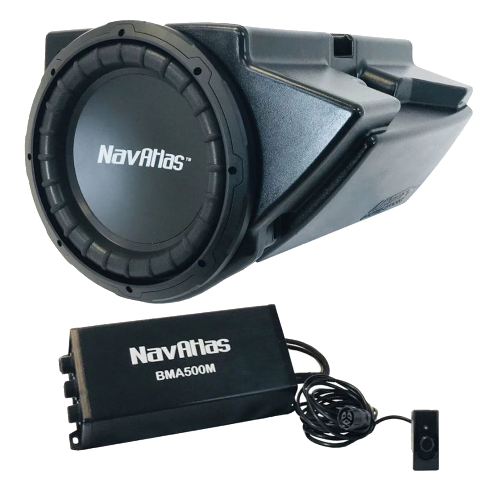 Navatlas NRZ10BPK Rzr Subwoofer Under Dash Glove Box Speaker System ...