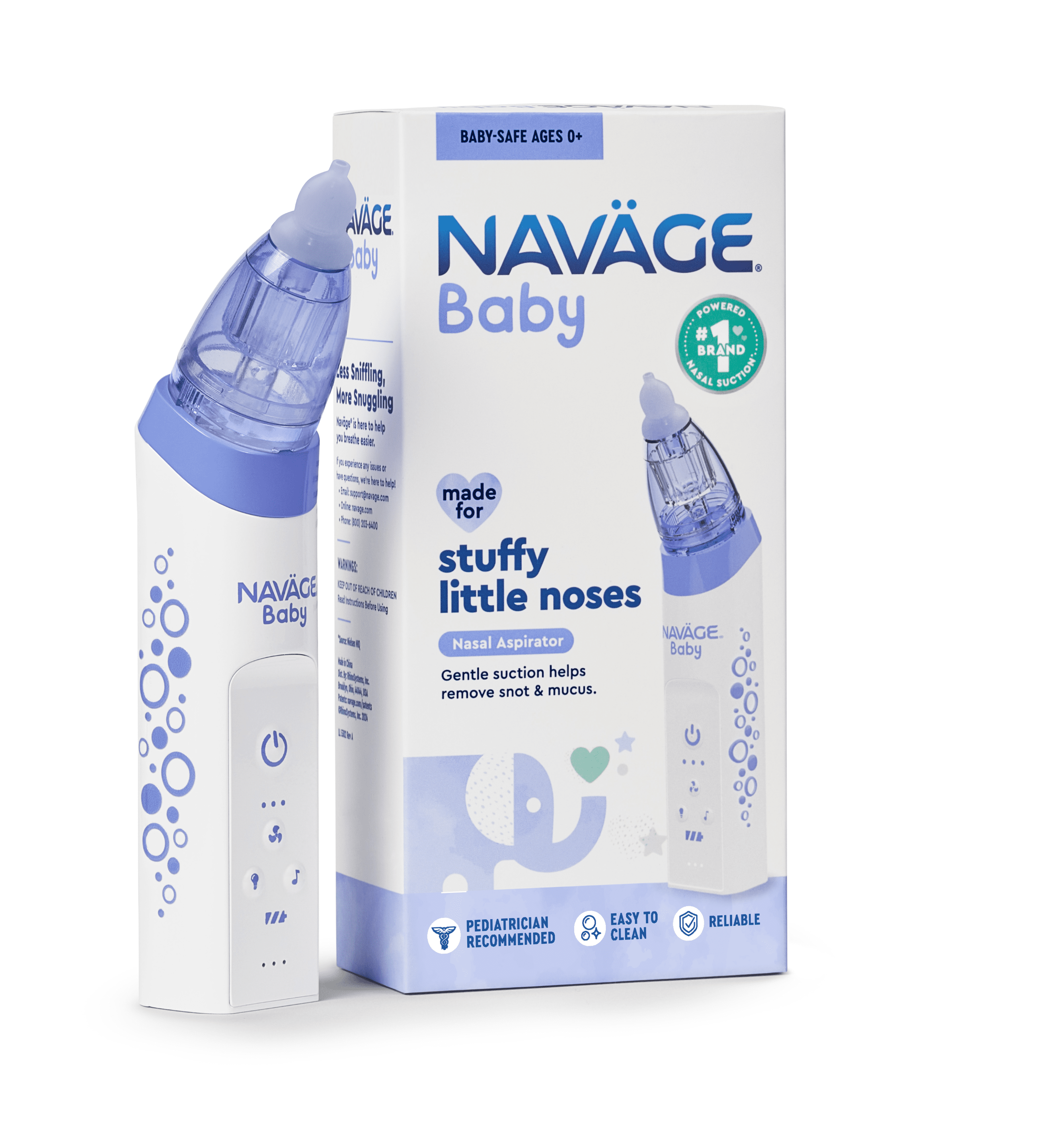 Navage Baby Nasal Aspirator - for Baby Congestion & Stuffy Noses, for ...