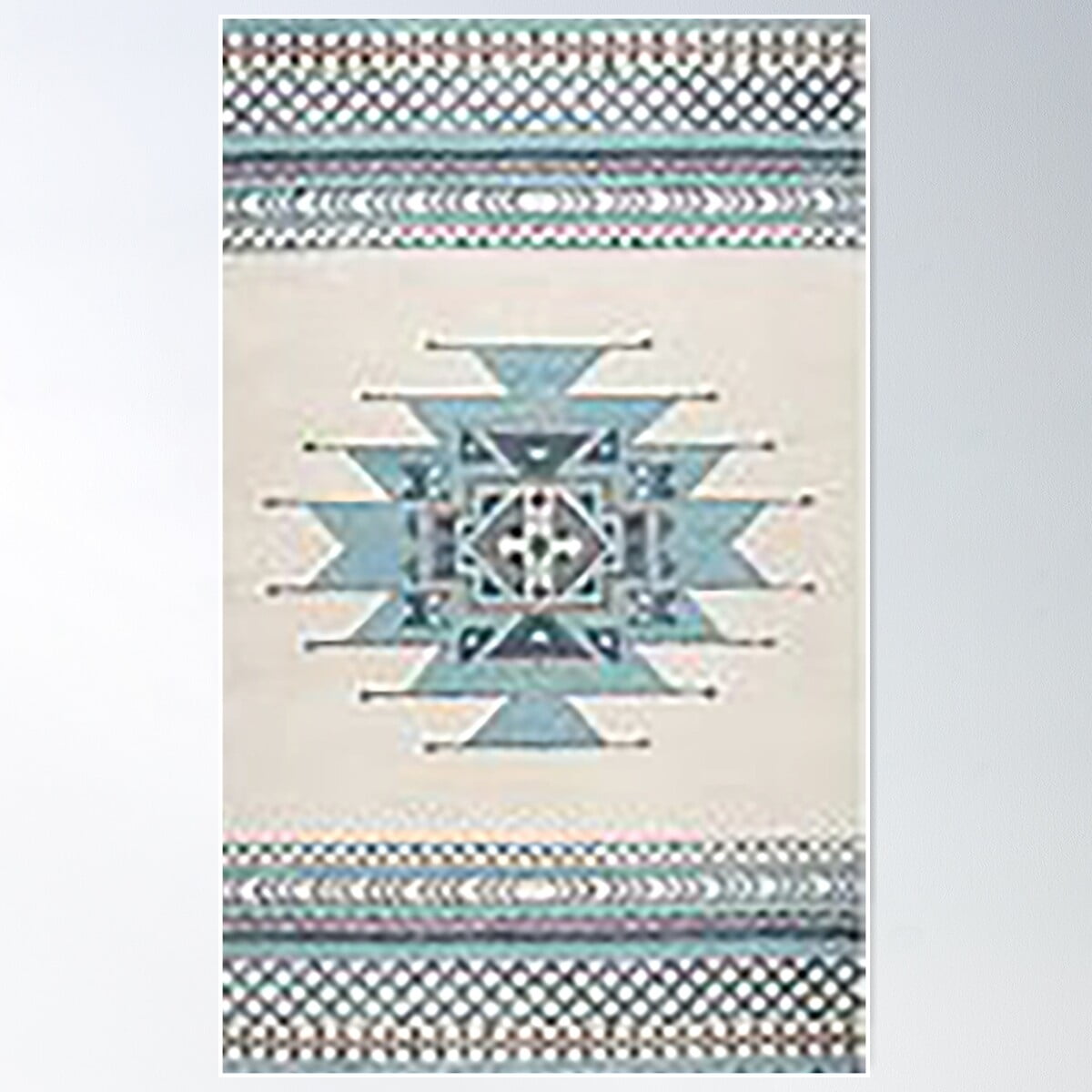Navajo Blanket, Southwestern Art Pattern, Native American Art, Native ...