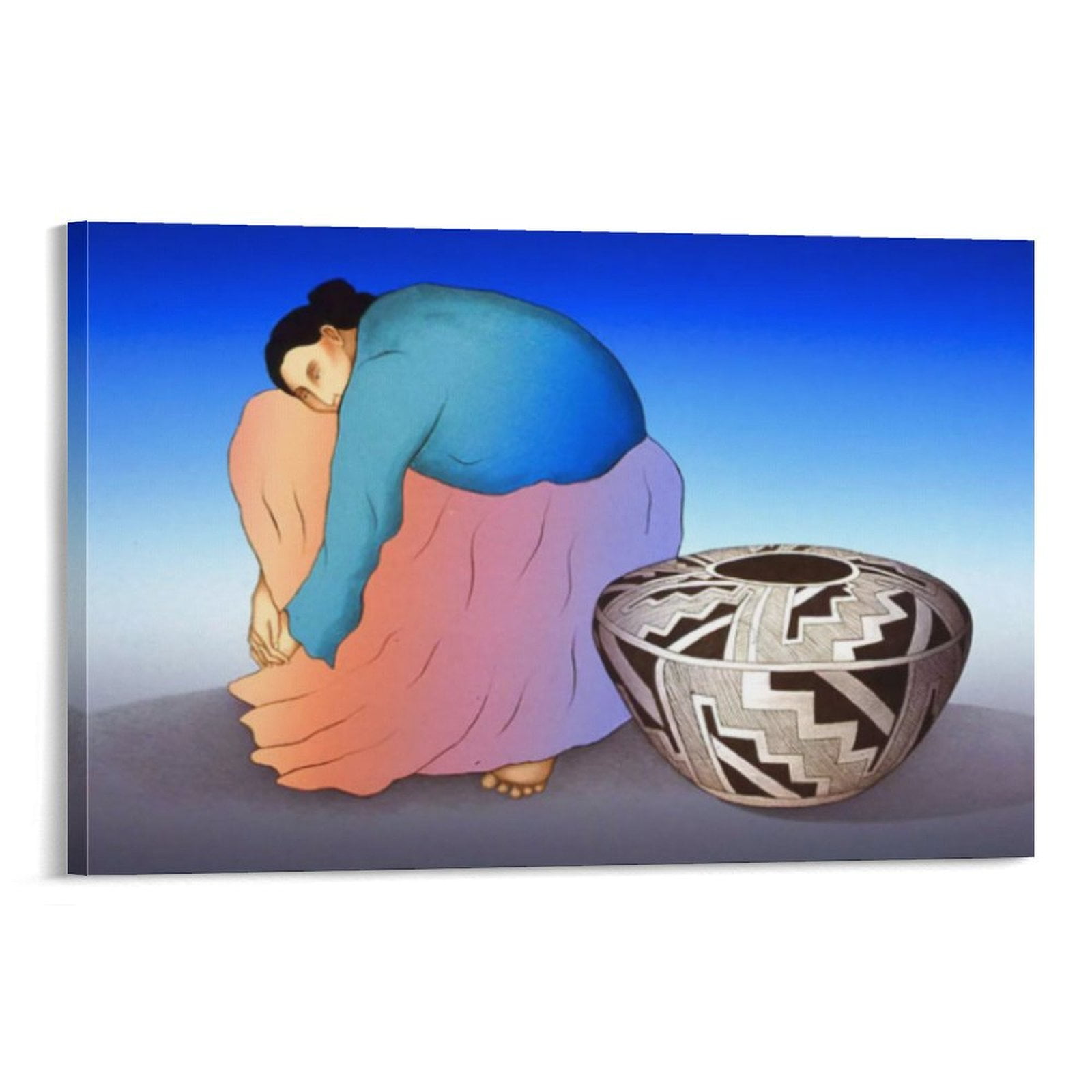 Navajo Nation - Storage Jar 1988 by R.C. Gorman Poster Cool Artworks ...