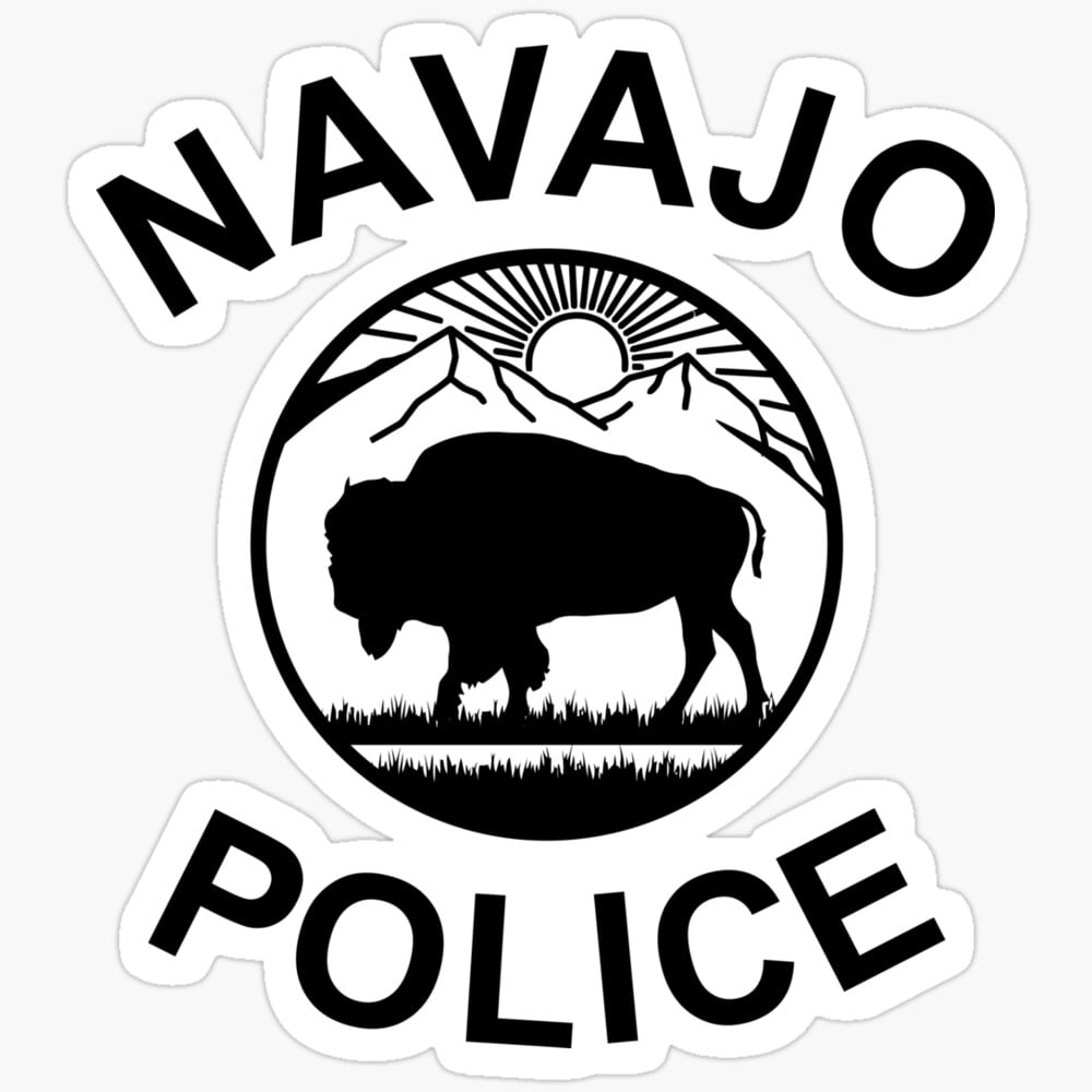 Navajo Police Emblem Sticker Phone Decal Water Bottle Stickers Car ...