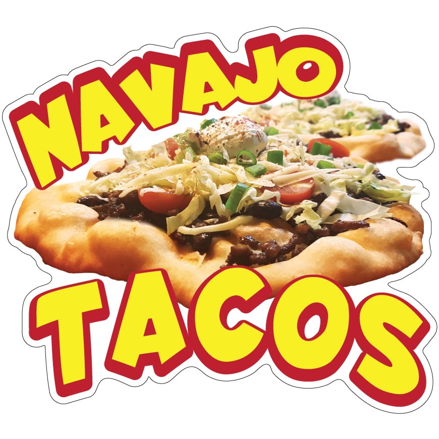 Navajo Tacos 16" Decal Concession Stand Food Truck Sticker - Walmart.com