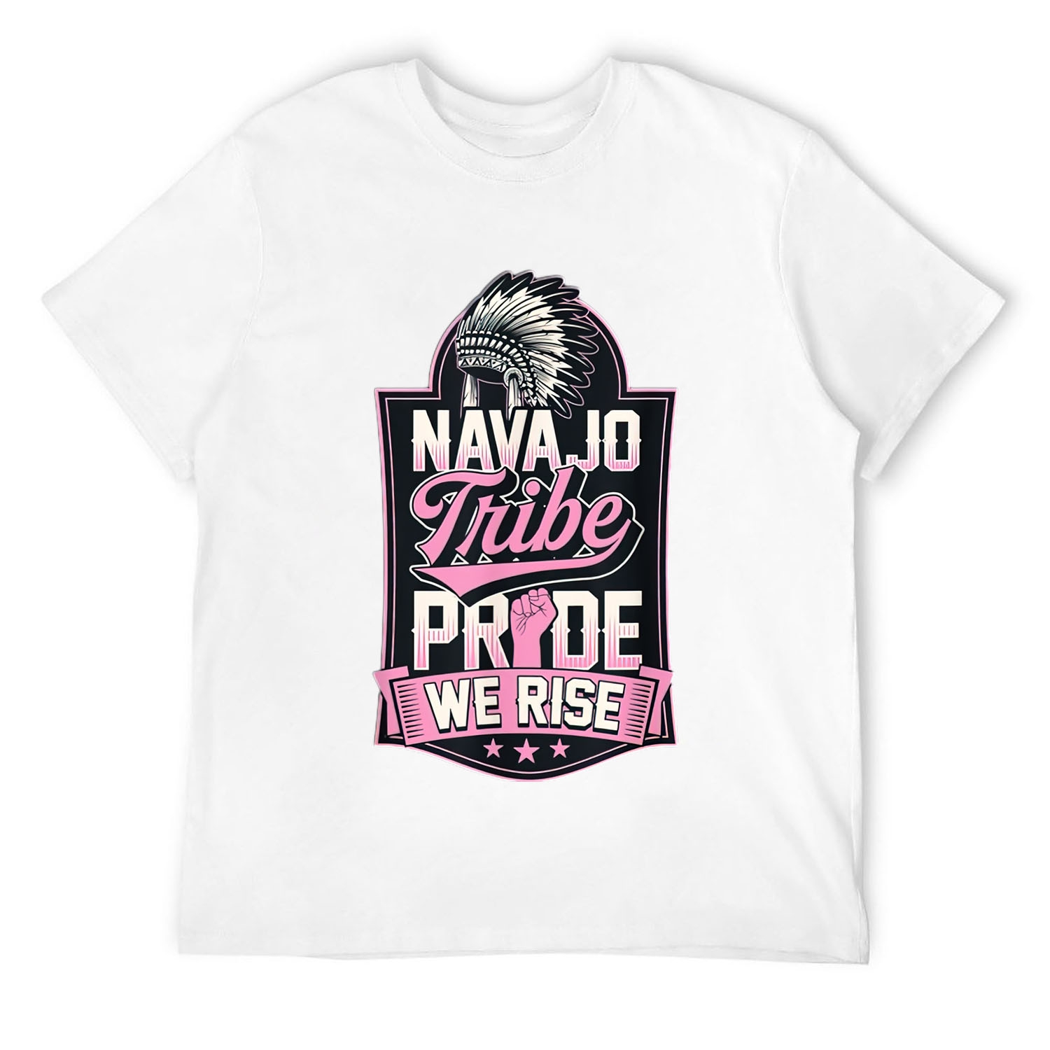Navajo Tribe Pride We Rise Indigenous Peoples Day Native Art T-Shirt ...