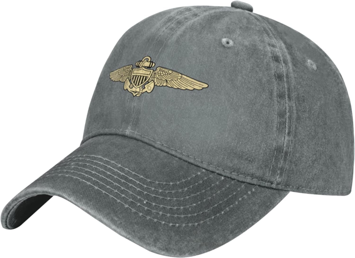 Naval Aviator Pilot Wings Hat Adjustable Cowboy Baseball Cap for Men ...