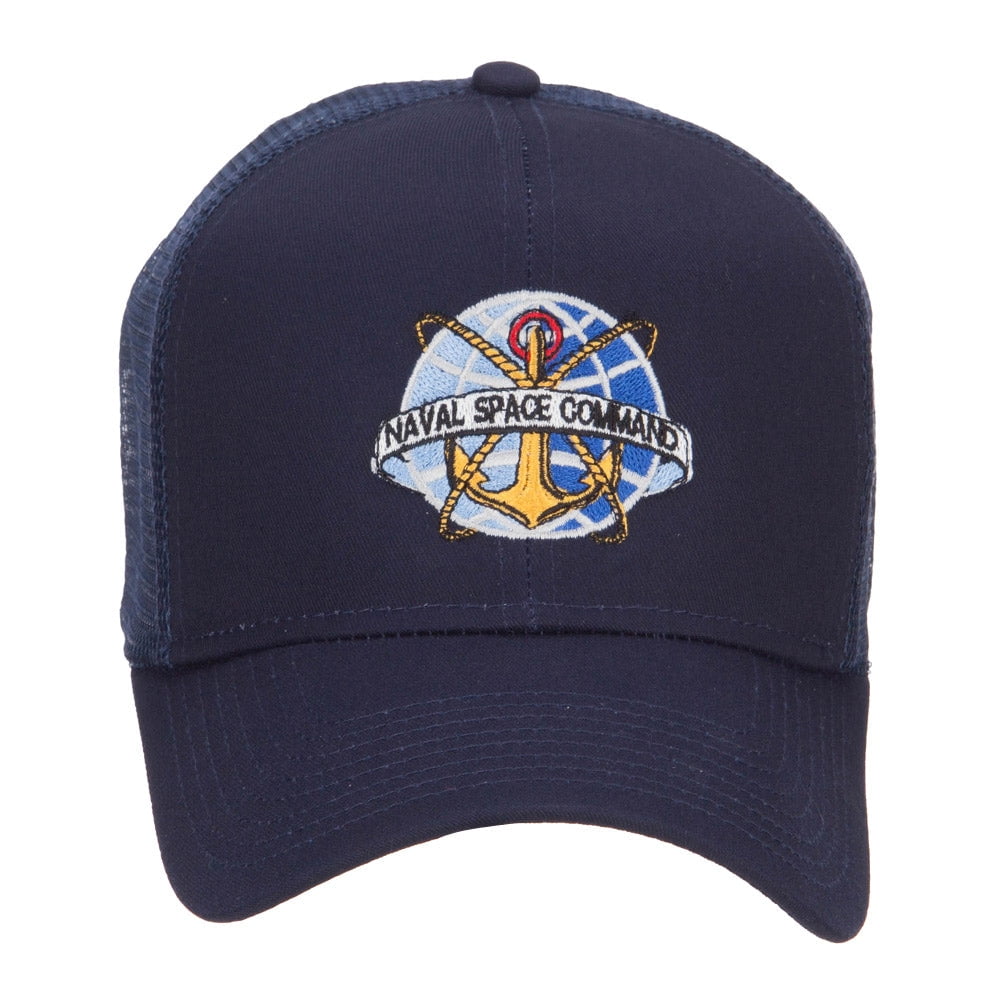 Naval Space Command Embroidered Mesh Cap - Navy OSFM - Walmart.com