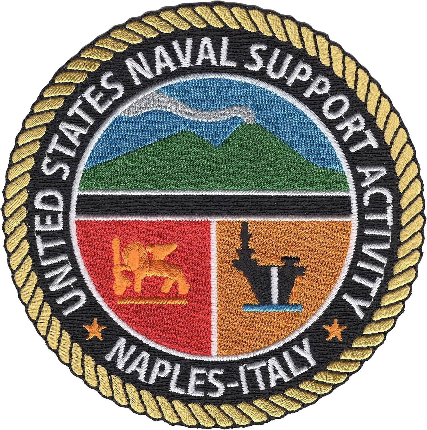 Naval Support Activity Naples Italy Patch - Walmart.com