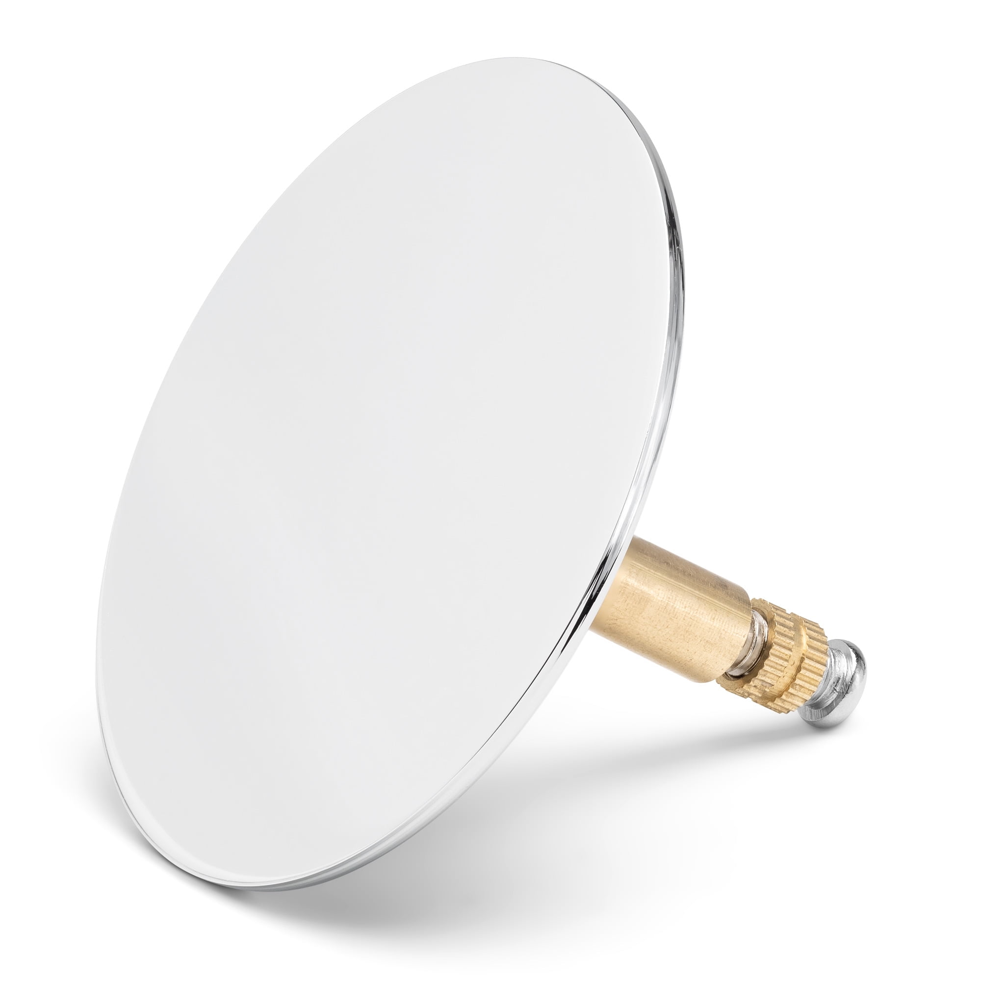 (2 pack) Navaris Bathtub Plug - Universal Adjustable Chrome Drain Cover ...