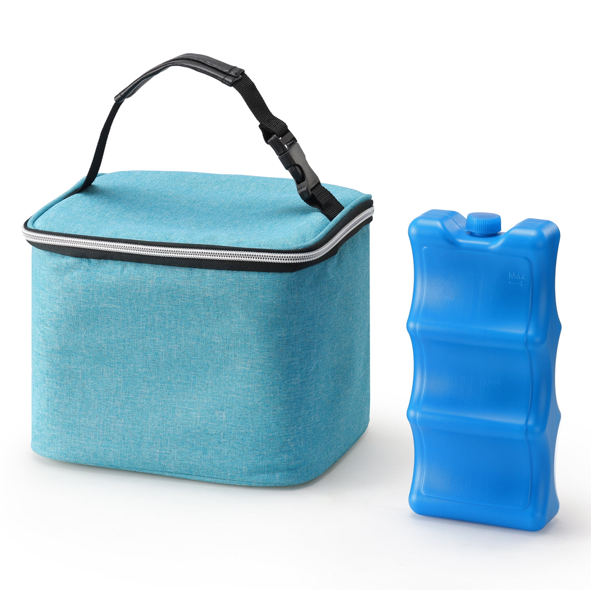 Navaris Cooler Bag - Insulated Bag for Baby Bottles or Beverages - Includes Ice Pack for Cooling ...