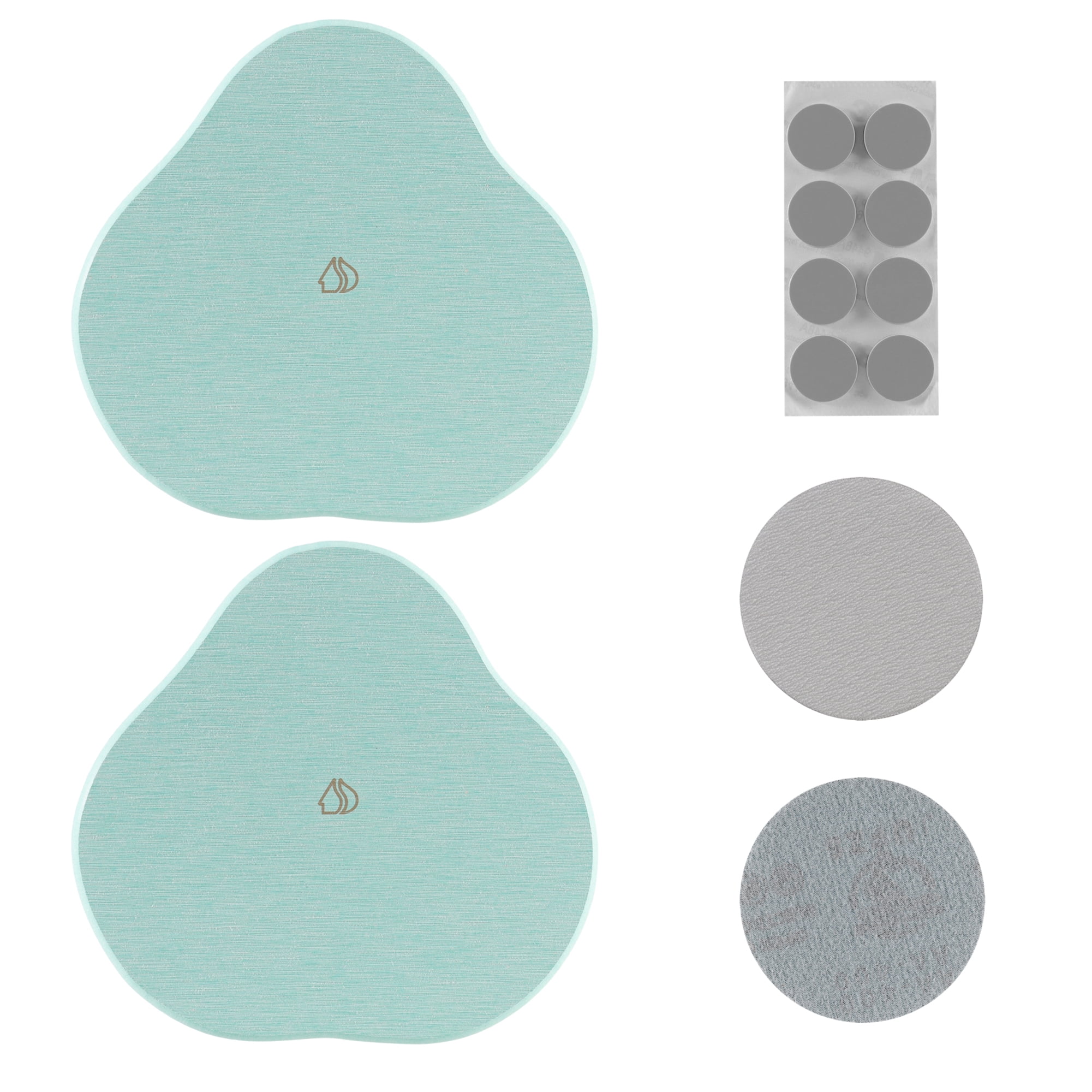 Navaris Diatomaceous Earth Tray Small Set - Trays for Kitchen Soap ...