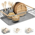 Navaris Dish Drainer Rack - Plate, Silverware, Pots and Pans Drying ...