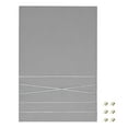 Navaris Fabric Memo Bulletin Board - 12" x 17" Velvet Memory Board for ...