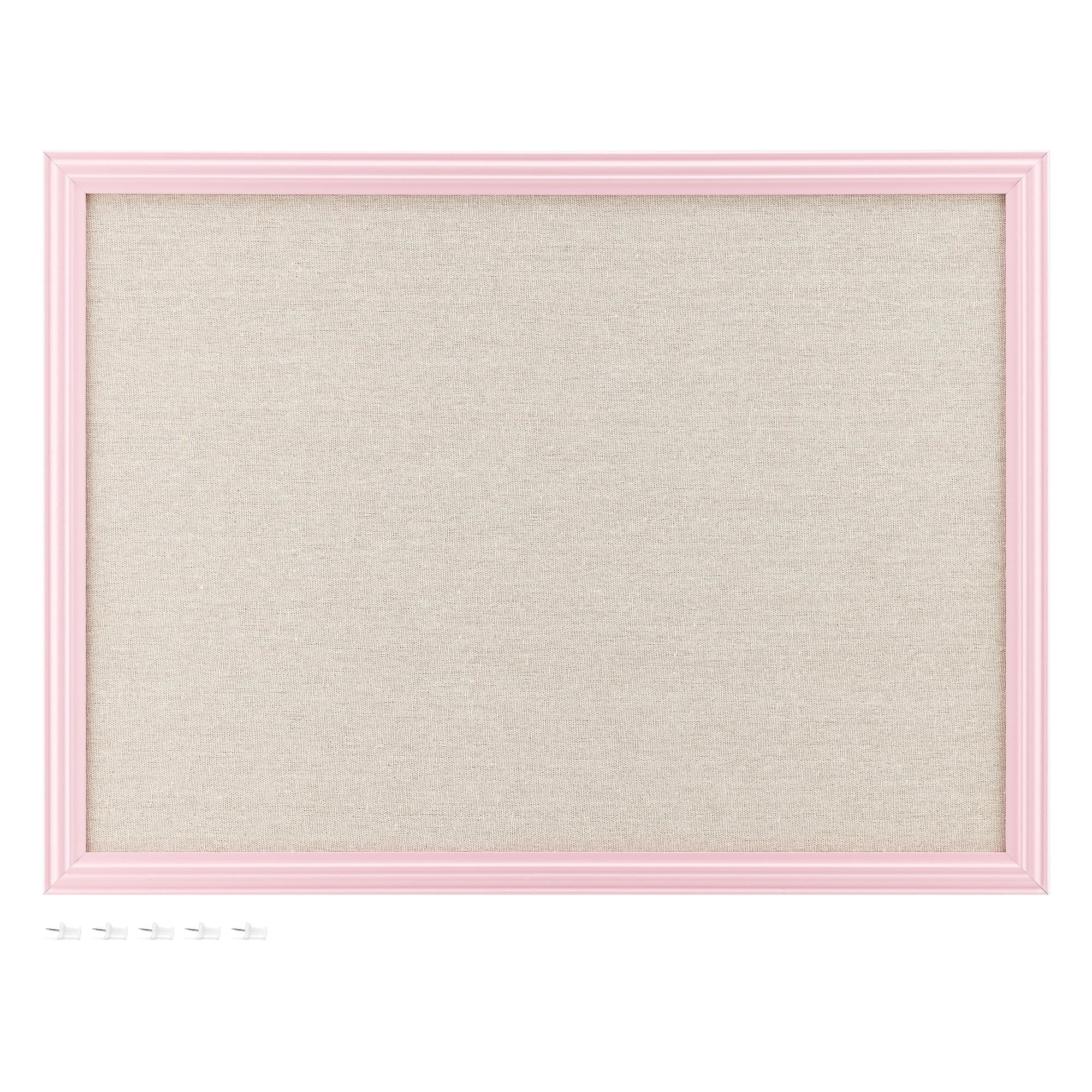Navaris Framed Linen Bulletin Board - 17 x 23 inches Fabric Jewelry ...