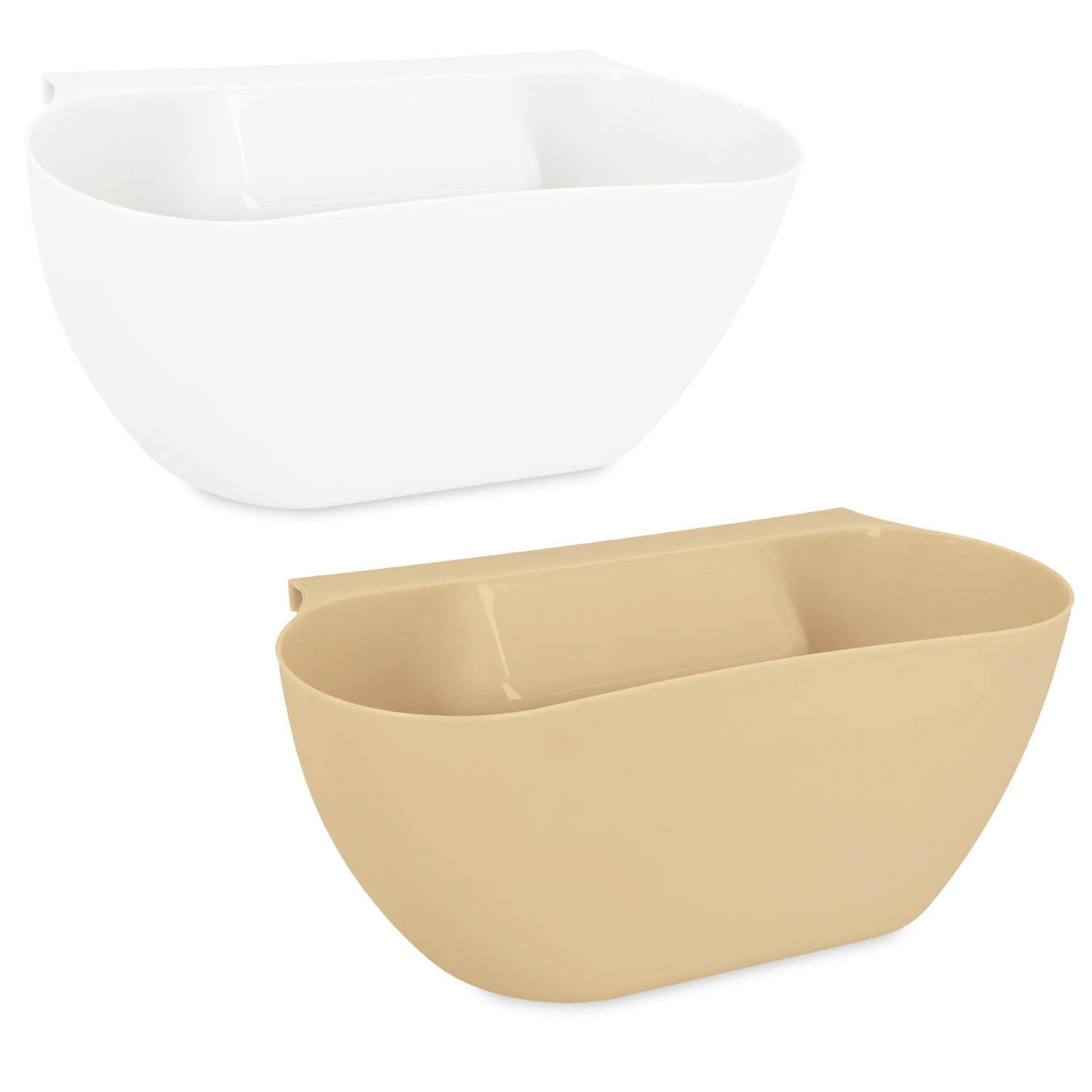 Navaris Hanging Kitchen Waste Bins Set of 2 - Garbage for Food Scraps ...