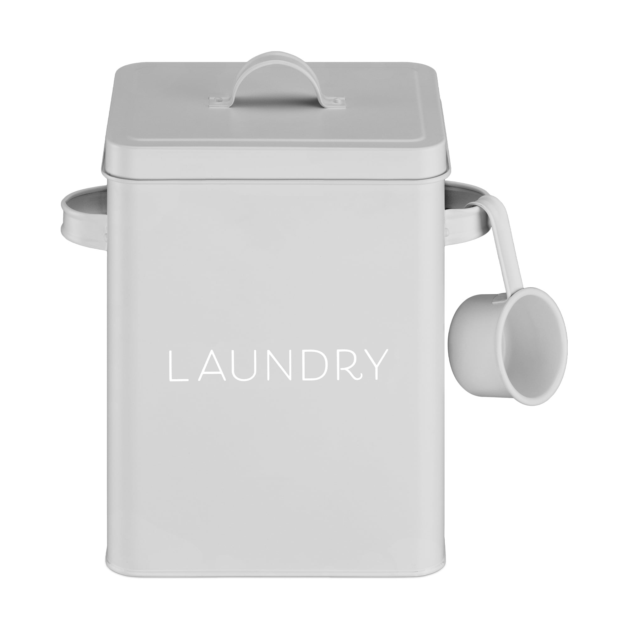 Navaris Laundry Detergent Container with Scoop - Powder Laundry Soap ...
