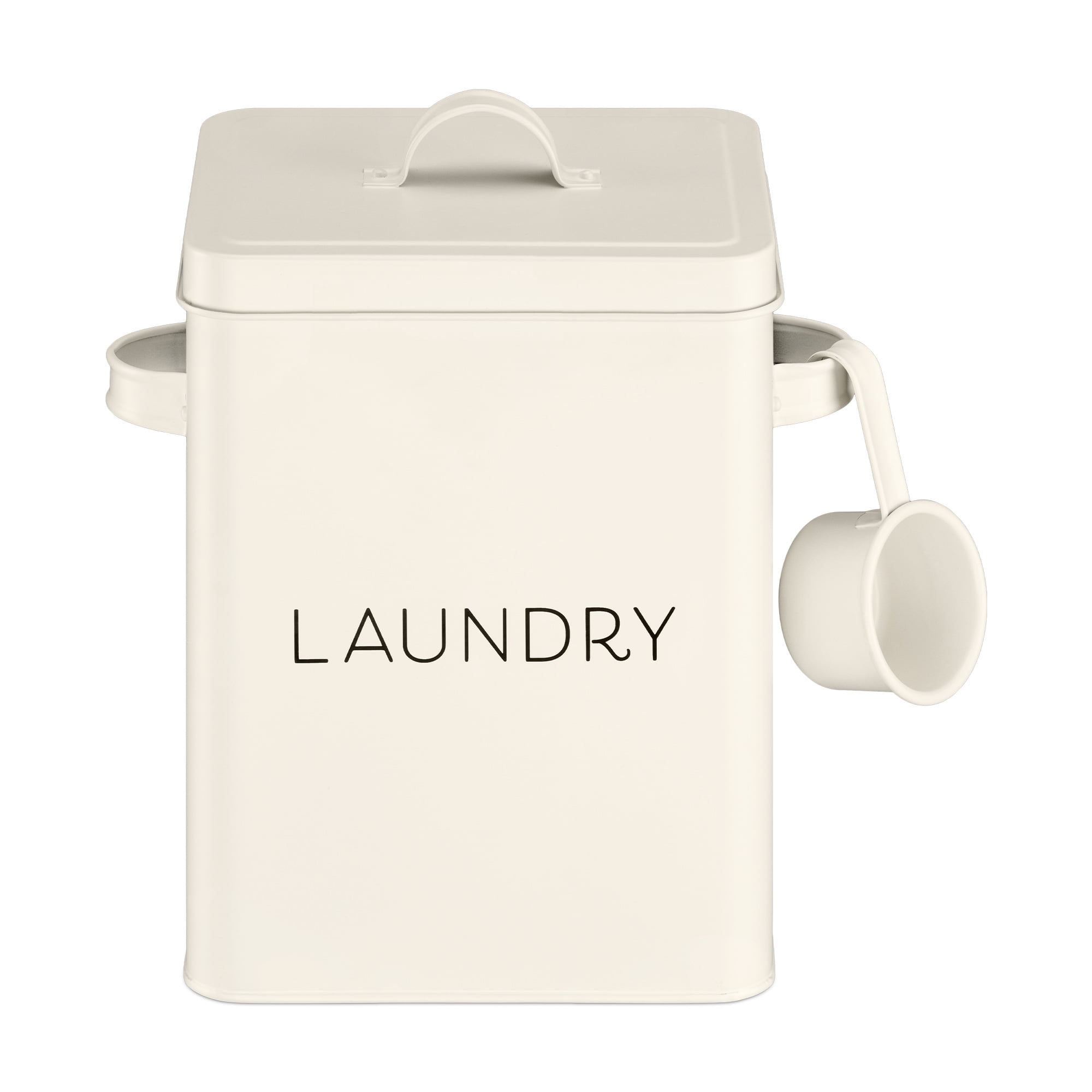 Navaris Laundry Detergent Container with Scoop - Powder Laundry Soap ...