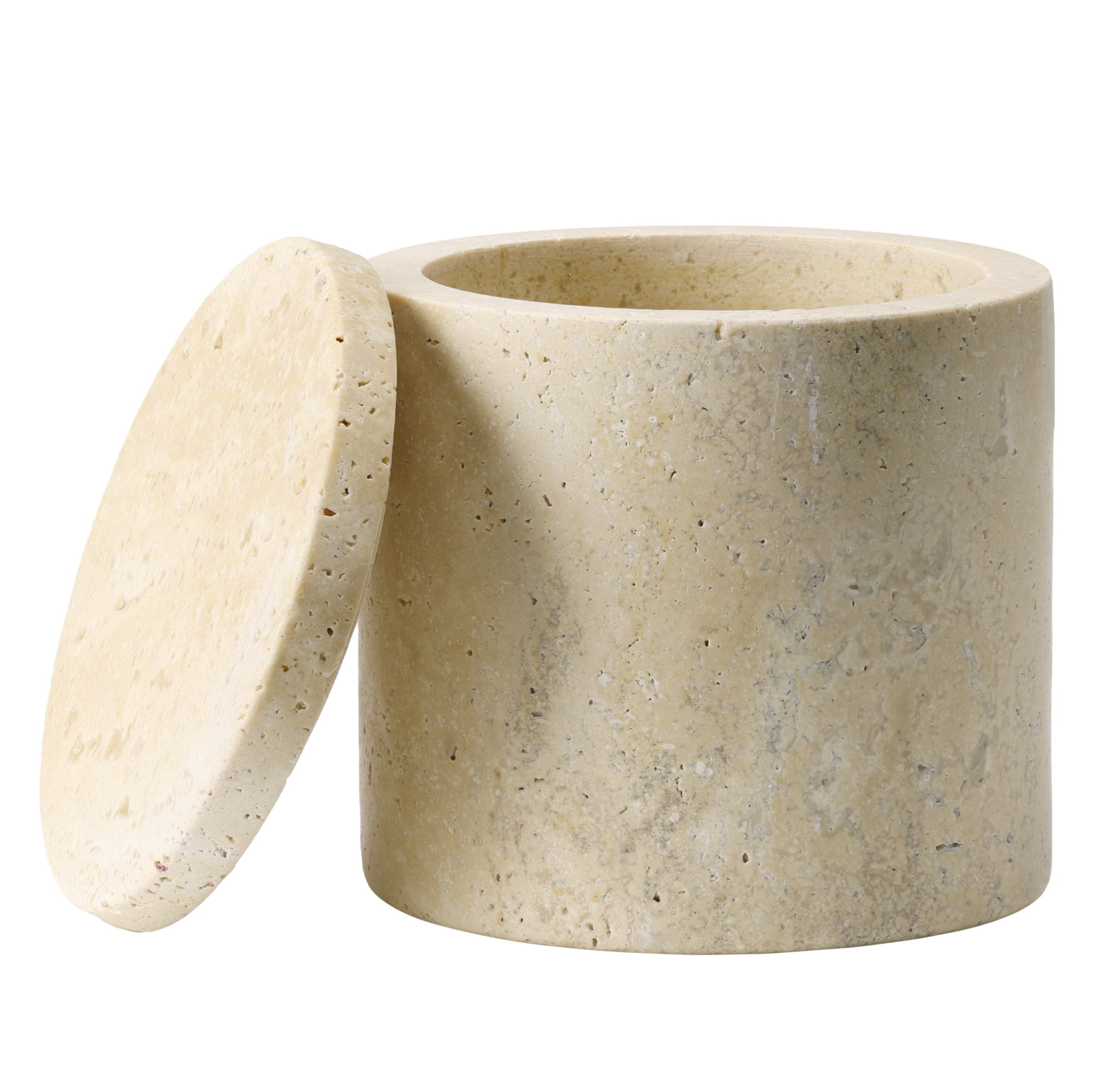 Navaris Marble Jar for Storage, Thick & Durable Natural Stone Marble ...