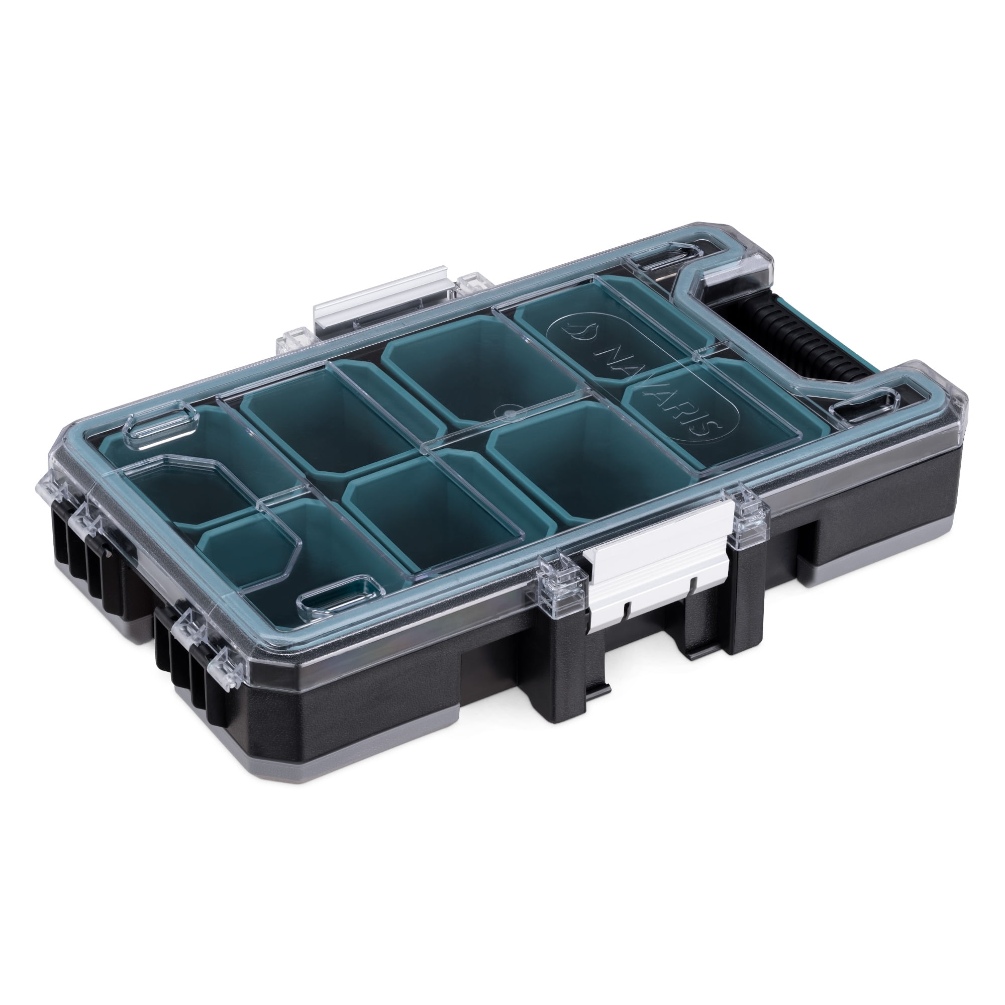 Navaris Modular Storage Organizer Box - Portable Plastic Hardware Box ...