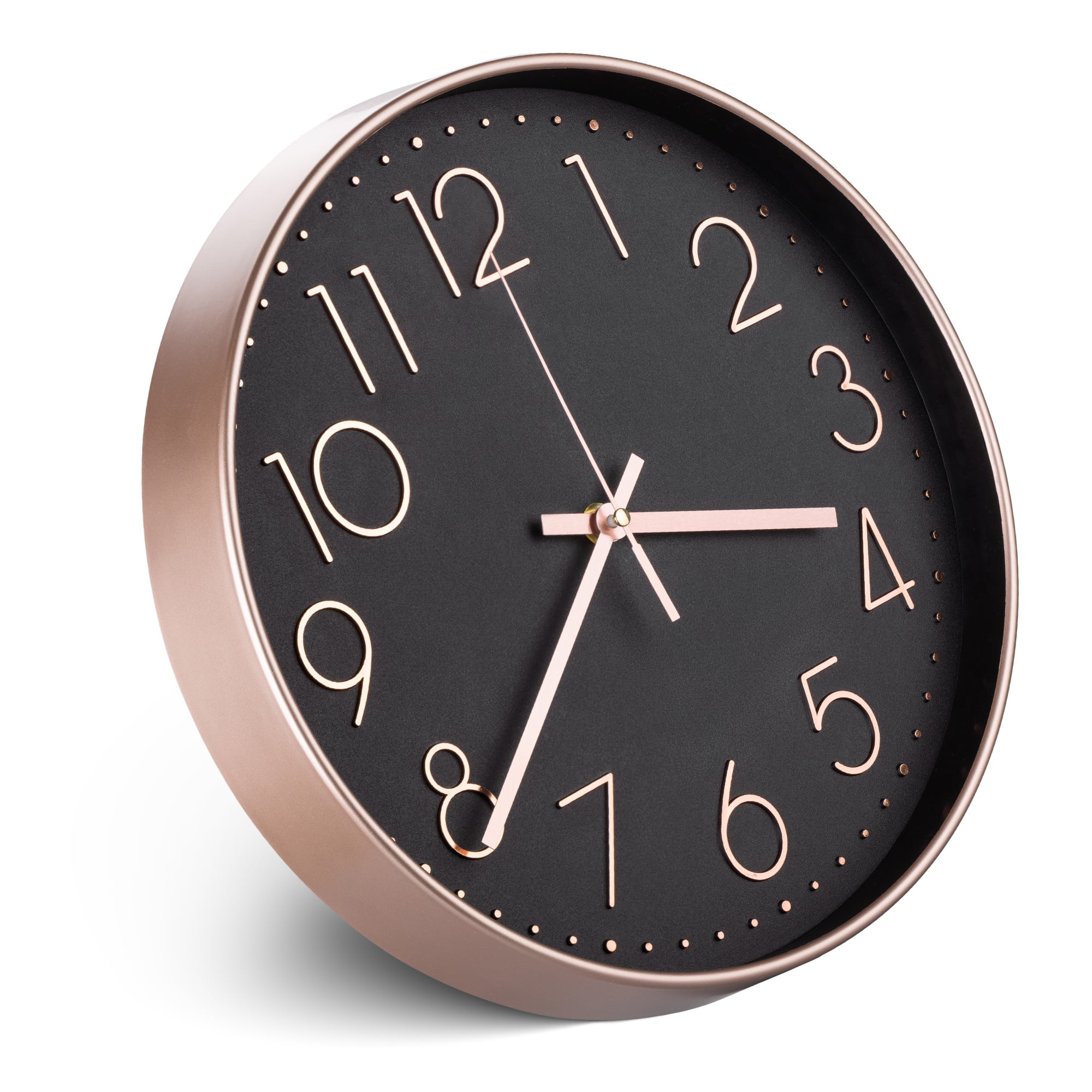 Navaris No Ticking Wall Clock - Contemporary Modern Design Silent ...