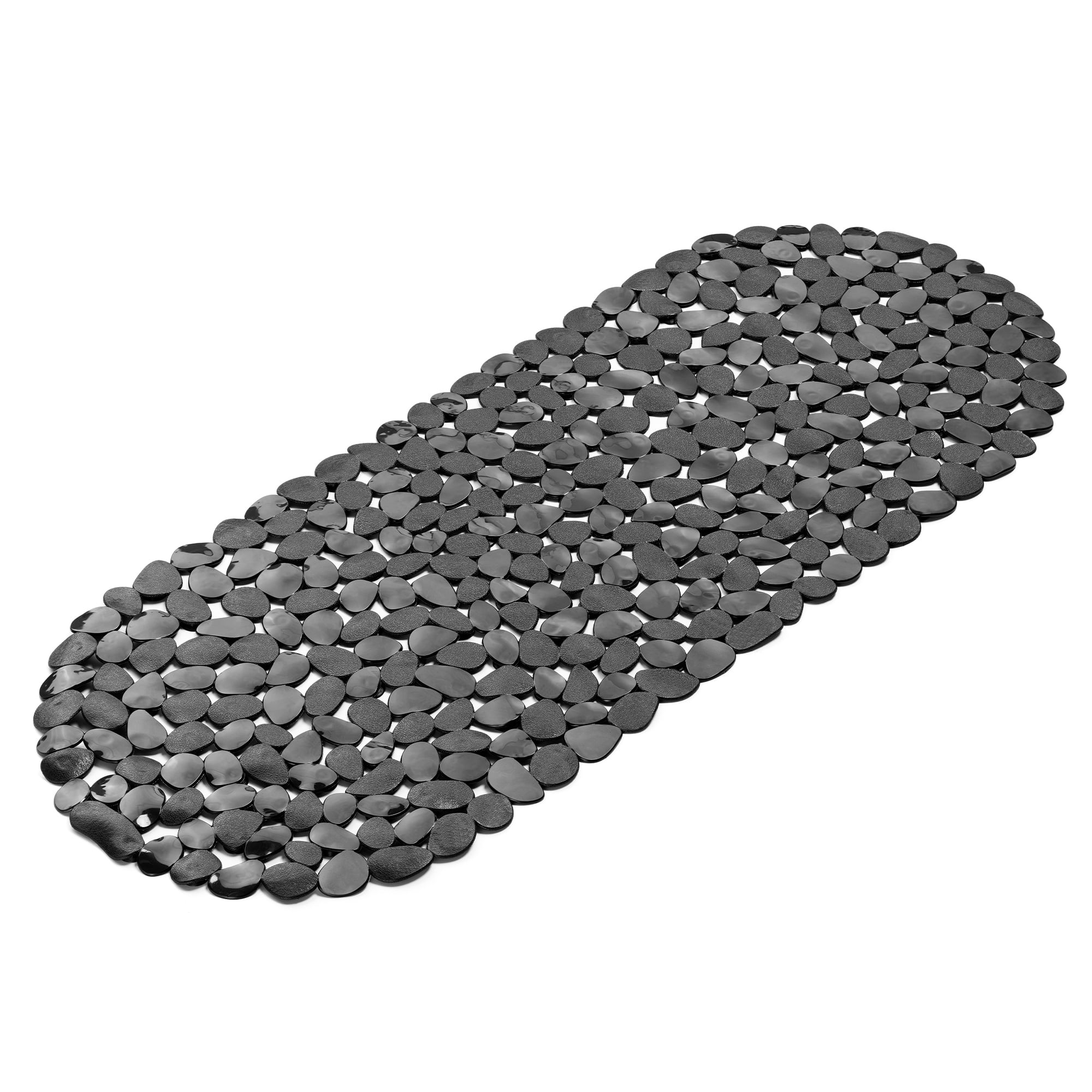 Navaris Pebble Bath Mat - Non Slip Bath Mat with Suction Cups for ...