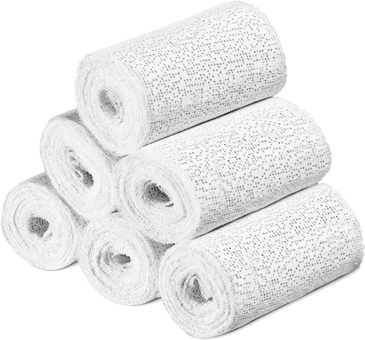Navaris Plaster Cloth Rolls (M, Pack of 6) - Gauze Bandages for Body ...