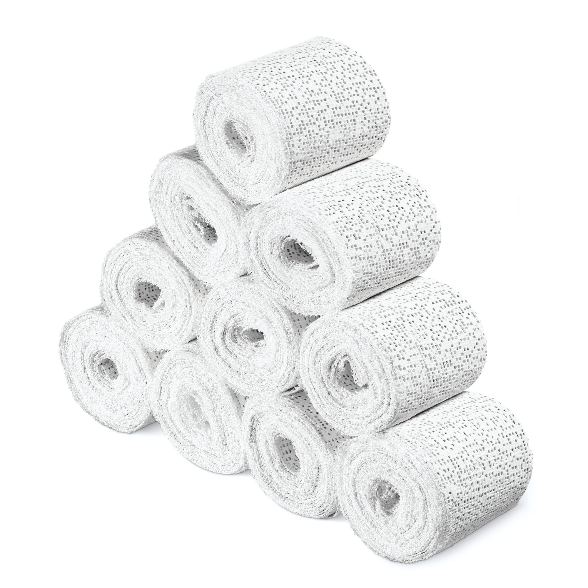 Navaris Plaster Cloth Rolls (S, Pack of 10) - Gauze Bandages for Body ...