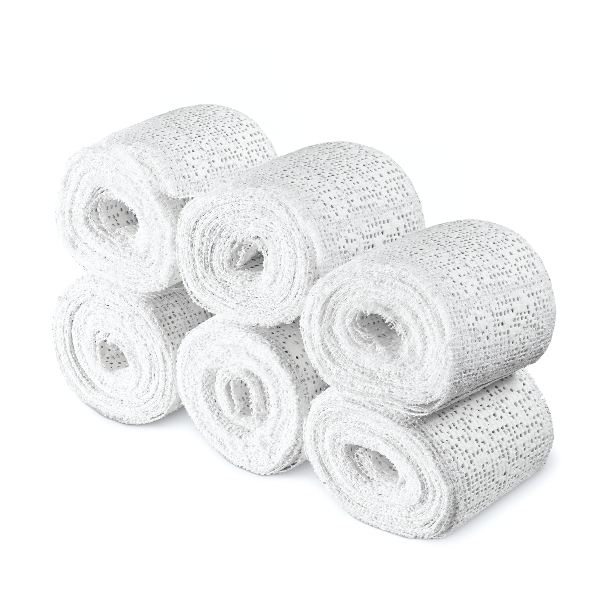 (2 pack) Navaris Plaster Cloth Rolls (S, Pack of 6) - Gauze Bandages ...