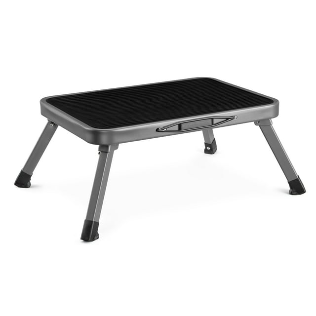 Navaris Portable Step Stool - Folding One Step Ladder - 6-3/4" High ...