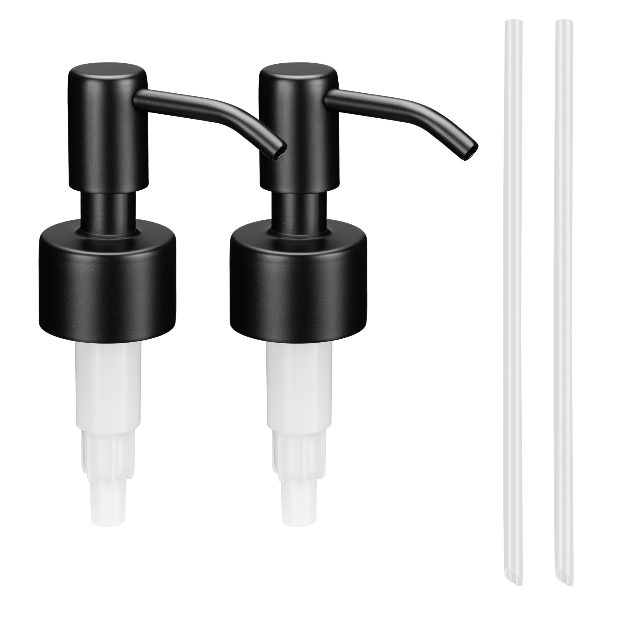 Navaris Replacement Soap Dispenser Pumps (Pack of 2) - Stainless Steel ...