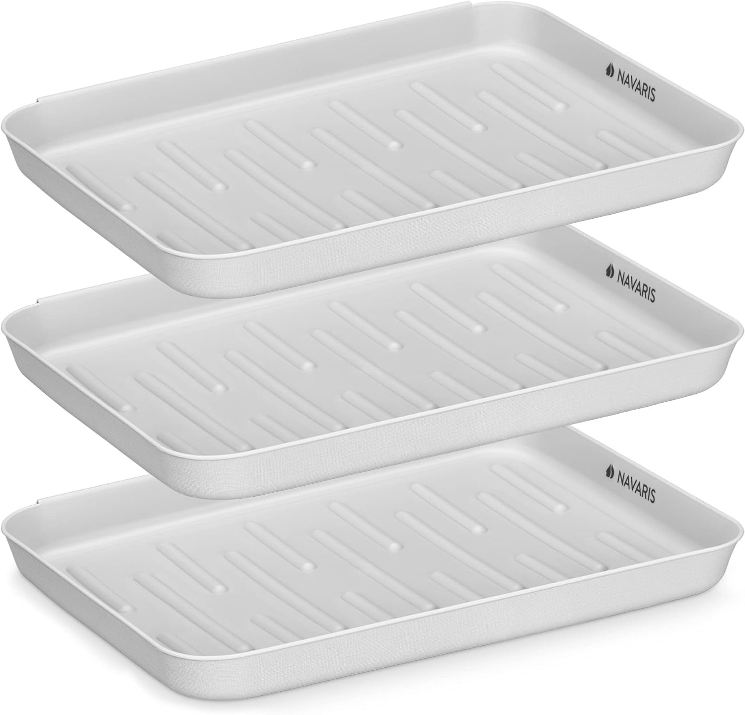 Navaris Set of 3 Shoe Drip Trays - Multi-Purpose Boot Tray for Rain ...