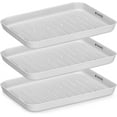 Navaris Set of 3 Shoe Drip Trays - Multi-Purpose Boot Tray for Rain ...