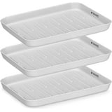 Navaris Set of 3 Shoe Drip Trays - Multi-Purpose Boot Tray for Rain ...