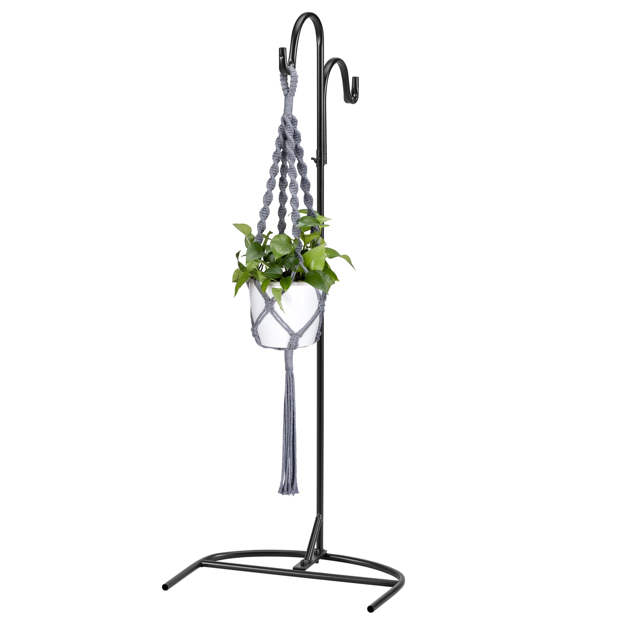 Navaris Shepherds Hooks for Outdoor - Hanging Bird Feeder Plant Pot ...