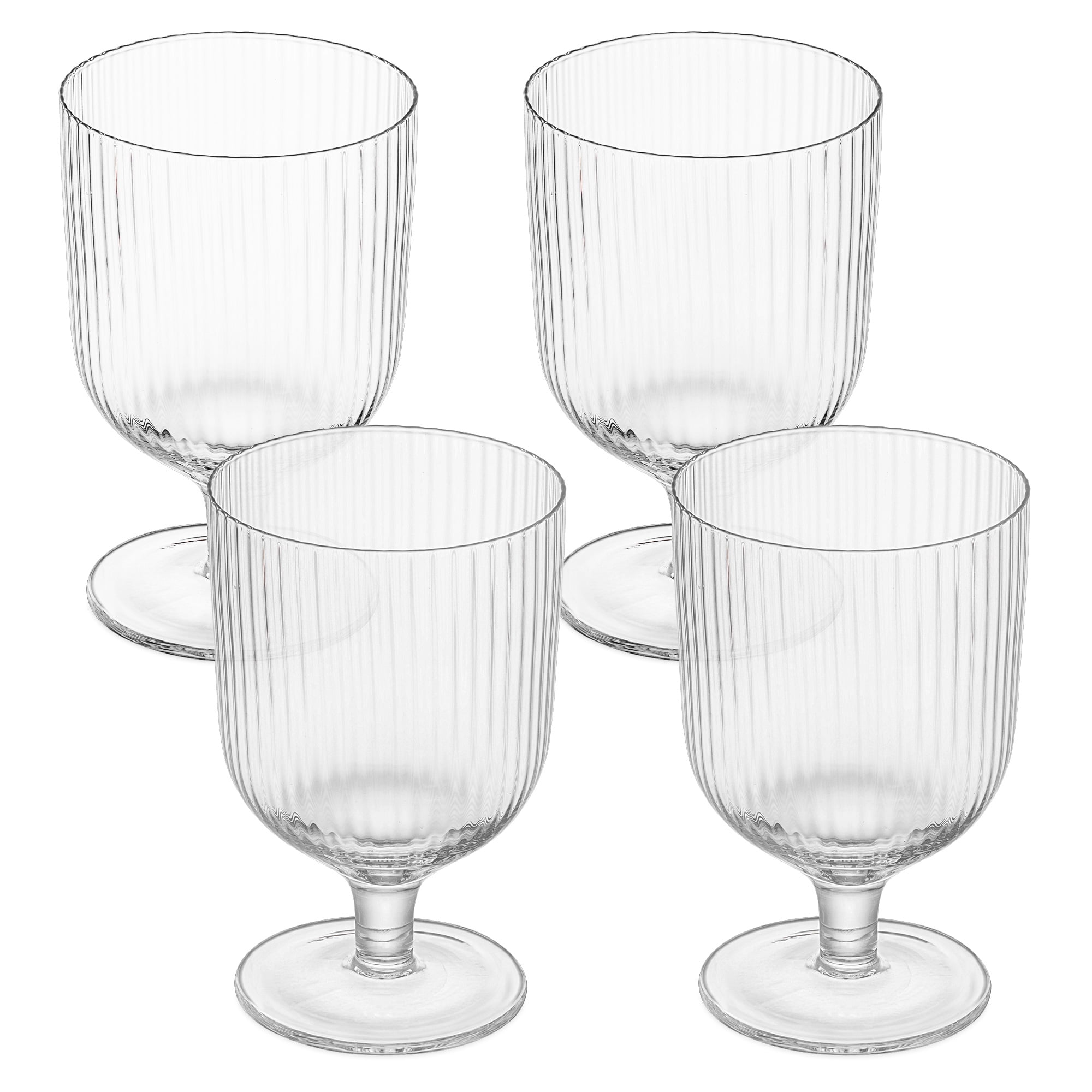 Navaris Snifter Glasses (Set of 4) - 10 oz Glass Snifters for Whiskey ...