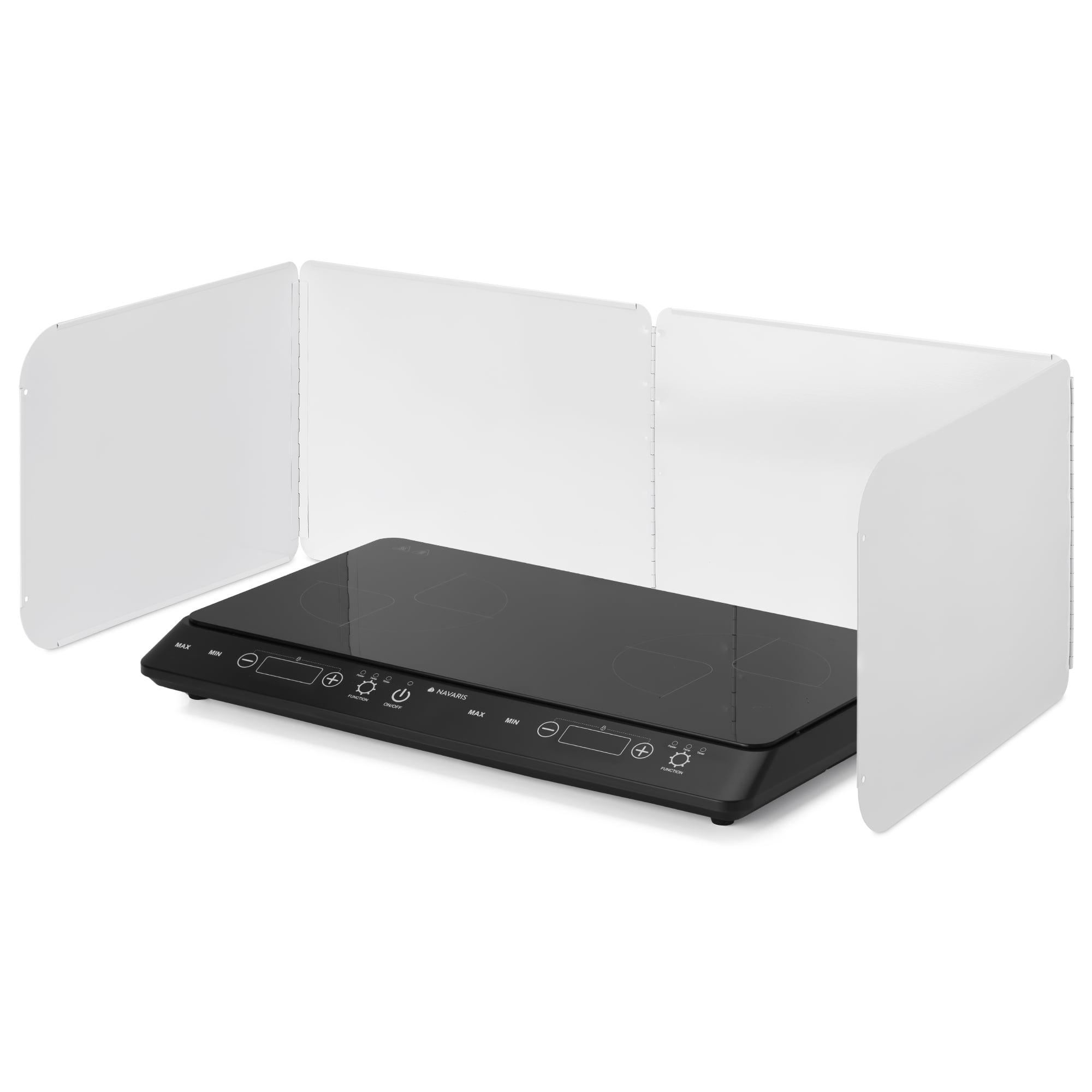 Navaris Splatter Guard For Cooking - 4 Sided Splatter Guard For Hob ...